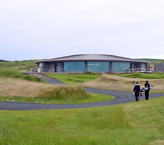 Double gates - Castle Golf Course clubhouse, St Andrews | Lang+Fulton ...