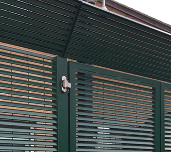 Secure bin compound at Newham Health Centre | Lang+Fulton | ESI ...