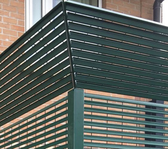 Secure bin compound at Newham Health Centre | Lang+Fulton | ESI ...