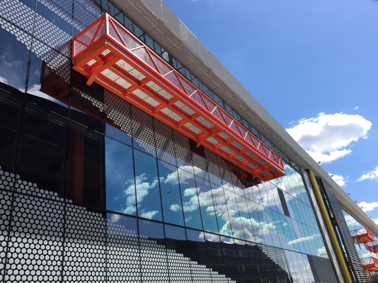 Architectural steel grating - Here East, London | Lang+Fulton | ESI ...