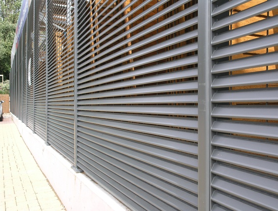 Bin stores and fencing at retail park | Lang+Fulton | ESI External Works