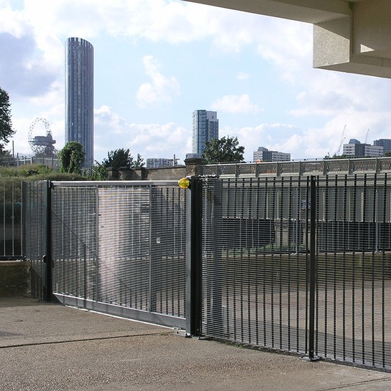 Perimeter fencing and gates for apartment block refurb | Lang+Fulton ...