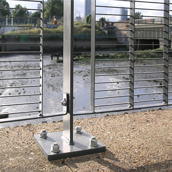 Perimeter fencing and gates for apartment block refurb | Lang+Fulton ...