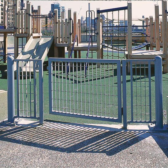 Steel grating gates | Lang+Fulton | ESI External Works