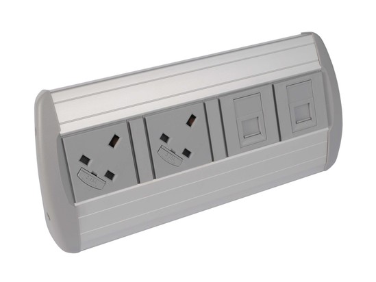 Wedge on-desk power module | CMD Ltd | ESI Interior Design