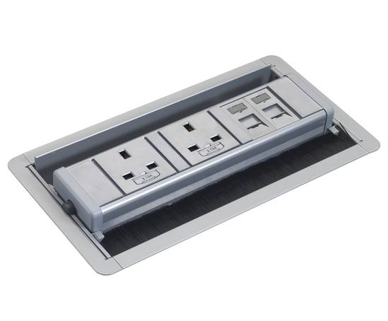 Horizon Through Desk Power Module | CMD Ltd | ESI Interior Design