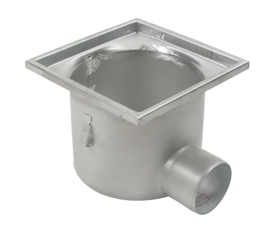 Industrial 763 drain, concrete floors, horizontal outlet | BLUCHER UK ...