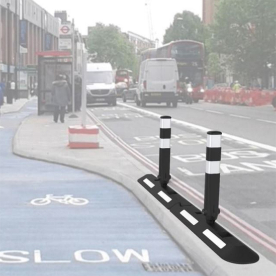 CLS cycle lane separator with modular edge | Street Furnishings | ESI ...