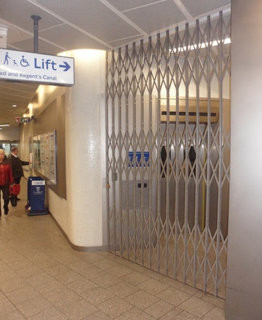 Collapsible custom-made galvanised steel security gates | Bolton Gate ...