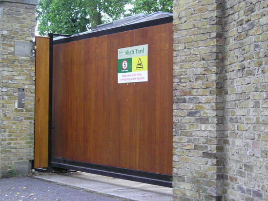 Sliding Cantilevered Gates | Frontier Pitts | ESI External Works