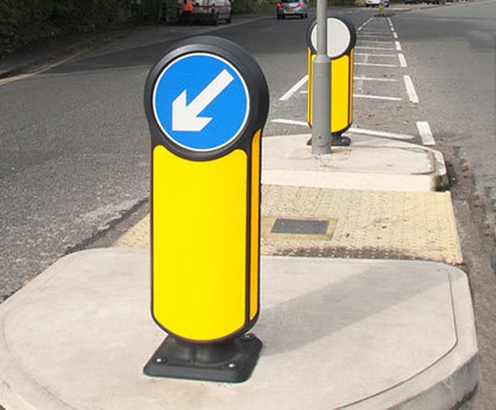 Rebound Signmaster™ bollard | Glasdon UK | ESI External Works
