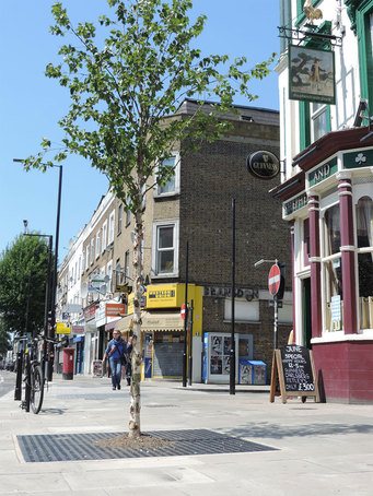 SuDS bioretention tree pit installations - Goldhawk Road | GreenBlue ...