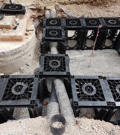 Tree planting products enhance new social housing | GreenBlue Urban Ltd ...