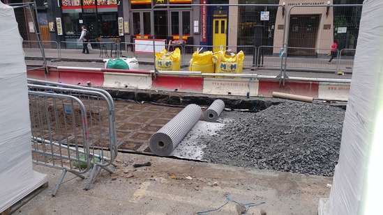 Integrated tree pit system for urban avenue in Glasgow | GreenBlue ...
