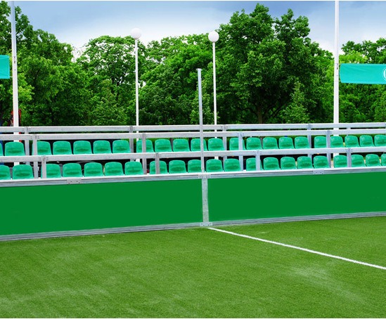 Grandstand seating for mini soccer pitches | SSP. Specialised Sports ...
