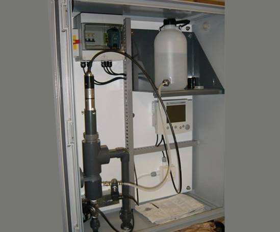 Turbidity with automatic acid cleaning of sensor | Pollution & Process ...