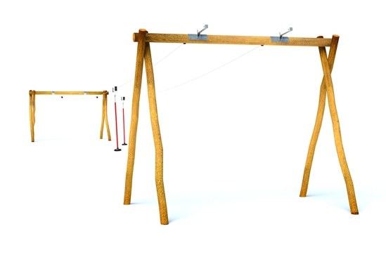 30m Double Cableway | Jupiter Play | ESI External Works