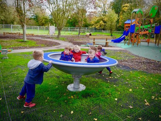 Revolve rotating and rocking roundabout | Jupiter Play | ESI External Works