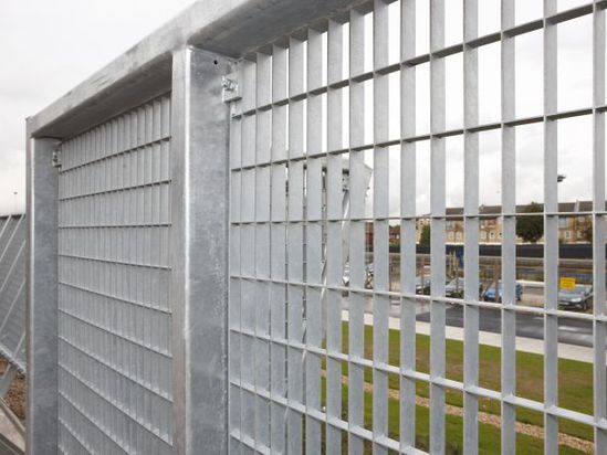 Type NP steel rigid mesh fencing | Elefant Gratings | ESI External Works
