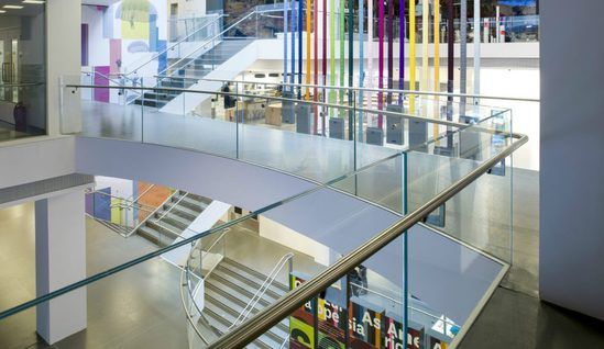 Seamless glass balustrade for museum refurbishment | BA Systems | ESI ...