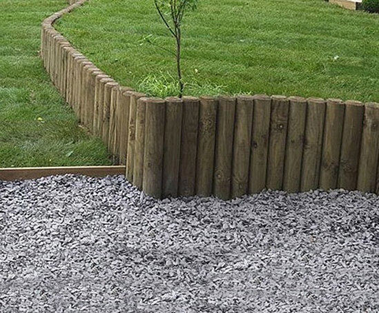 UniLog timber retaining walls for private garden | M&M Timber | ESI ...