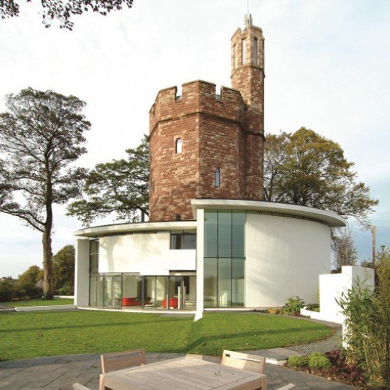 Stone Paving for Garden at Lymm Water Tower, Cheshire | Westminster ...