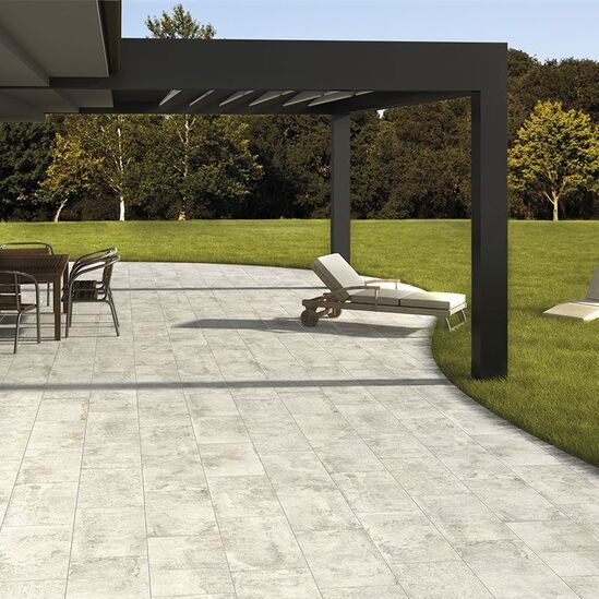 Leamington White porcelain paving | Westminster Stone | ESI External Works