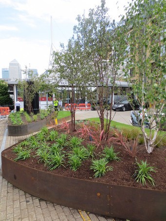 Bespoke corten steel landscape edging | EverEdge | ESI External Works