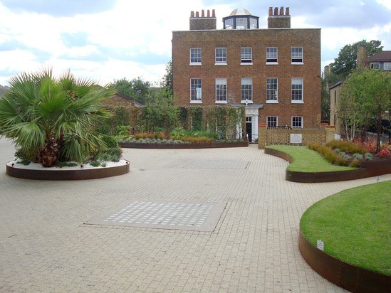 Bespoke corten steel landscape edging | EverEdge | ESI External Works