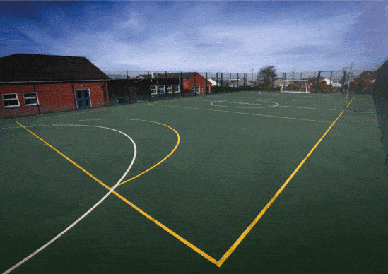 MUGA build for primary school meets all requirements | DCM Surfaces ...