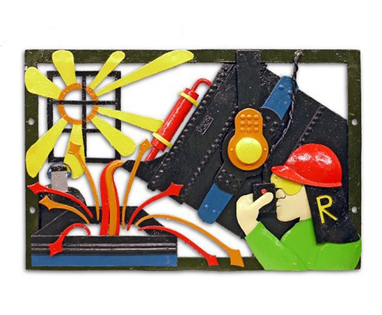 Redcar seafront, wrought iron postcard panels | TOPP & CO | ESI ...