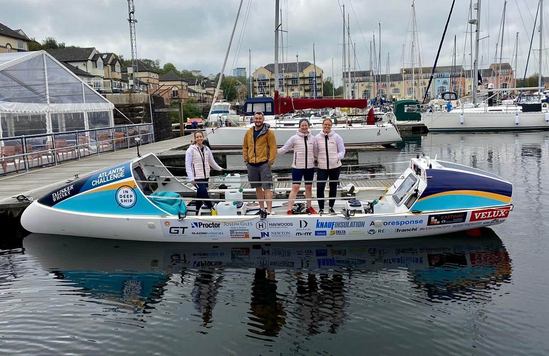 Newton Sponsors Atlantic Rowers | Newton Waterproofing | ESI Building ...