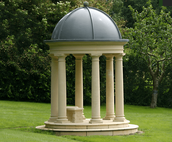 Cast stone Small Classical Temple | Haddonstone | ESI External Works