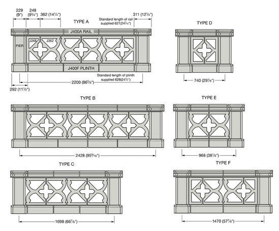 Haddonstone cast stone parapet screening | Haddonstone | ESI Building ...