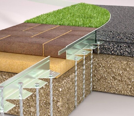 Rite-L-Edge aluminium edging for hard landscaping | Rainbow ...