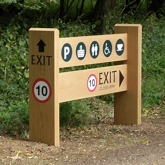 Wayfinding ladder signs | Fitzpatrick Woolmer | ESI External Works