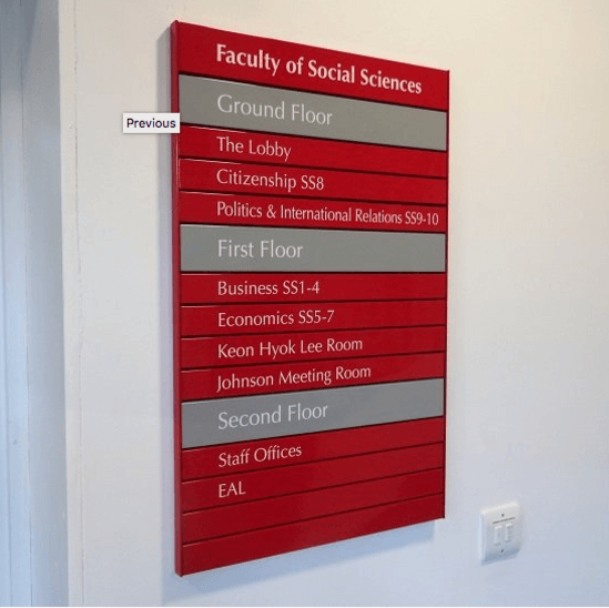 Suite of high-profile signage solutions - school campus | Fitzpatrick ...