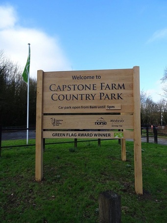 Timber entrance signs for parks with Green Flag status | Fitzpatrick ...
