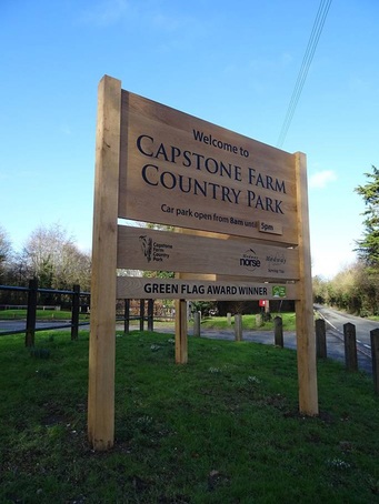 Timber entrance signs for parks with Green Flag status | Fitzpatrick ...