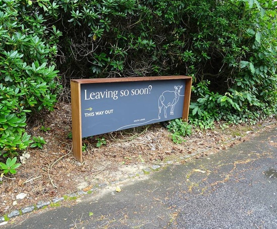 External directional signage for exclusive hotel and spa | Fitzpatrick ...