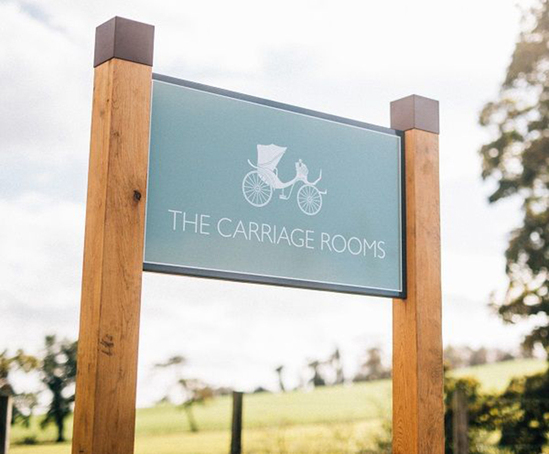 Grenadier™ oak and aluminium entrance sign | Fitzpatrick Woolmer | ESI ...