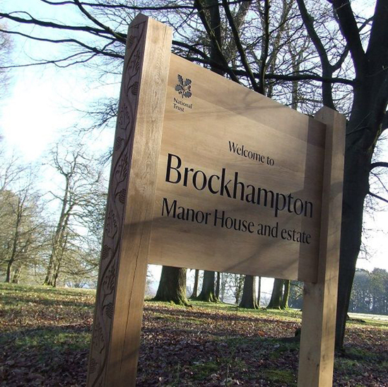 Woodsman™ entrance sign | Fitzpatrick Woolmer | ESI External Works