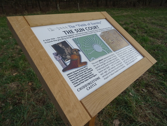 Lectern interpretation signs - Chiddingstone Castle | Fitzpatrick ...