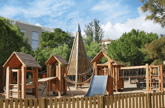 Richter Spielgeräte Middle Pyramid Tower | Timberplay | ESI External Works