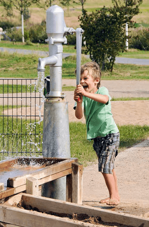 Playground Pump for water play | Timberplay | ESI External Works