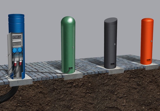 Power Supply Bollards – effective outdoor power supply | Pop Up Power ...