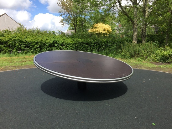 2.5m Giant Spinning Disk | Massey & Harris (Eng) Ltd | ESI External Works