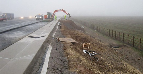 Fildrain® - highway edge drainage | ABG Geosynthetics | ESI External Works