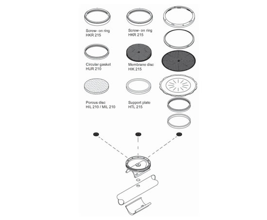 Disc diffuser system type ABS | Sulzer | ESI Enviropro