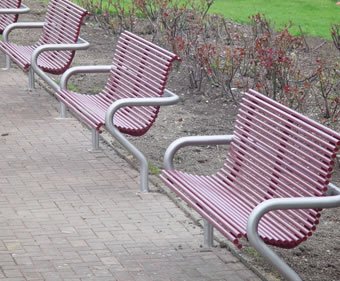 Centerline CL001 contemporary steel seat | Benchmark Design | ESI ...